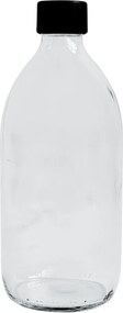 Dávkovač mýdla STELLA 330 ml s černým uzávěrem