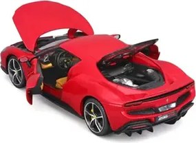 Bburago RACE+PLAY Ferrari 296 GTB červená / 1:18 / od 3 let