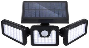 3 panelové solární svítidlo s otočným pólem