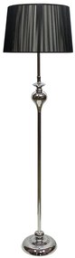 Černá stojací lampa Gillenia pro žárovku E27  - Candellux