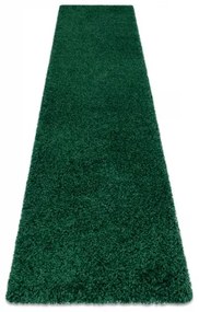 Dywany Luszczow Kusový koberec, běhoun SOFFI shaggy 5 cm láhev zelená Rozměr koberce: 60 x 250 cm
