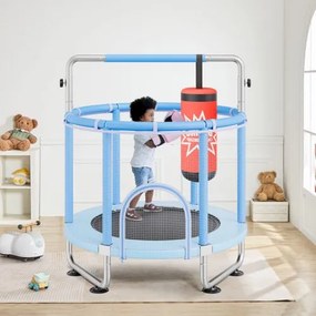 139,7 cm trampolína pro děti Mini trampolína pro batolata se sítí pro vnitřní