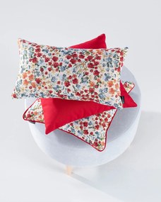 Sada 3 dekoračních polštářů Red Popy Flower