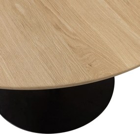 Kulatý jídelní stůl s deskou z dubového dřeva ø 120 cm Tablo – WOOOD