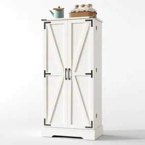 Aosom Závěsná skříňka pod umyvadlo 46 cm s úložným prostorem pro koupelnu, šedá bílá