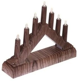 Koopman Vánoční svícen Candle roof, 15,7 cm