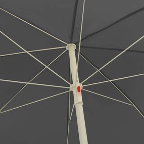 Plážový slunečník antracitový 300 cm 314710