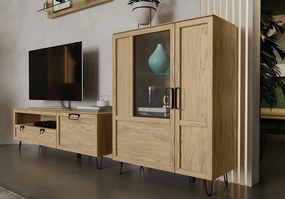 Casarredo - Komfort nábytek Vitrína ALTEA 10 1D levá dub artisan