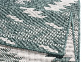 NORTHRUGS - Hanse Home koberce Kusový koberec Twin Supreme 103431 Malibu green creme – na ven i na doma - 120x170 cm