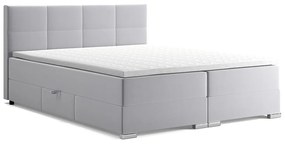 Kontinentální postel dvoulůžko BOXSPRING ARDEN + topper v ceně | 160x200 | VÝBĚR TKANIN