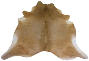 Béžový koberec z hovězí kůže Cowhide beige - 200*0,5*240cm/3-4m²