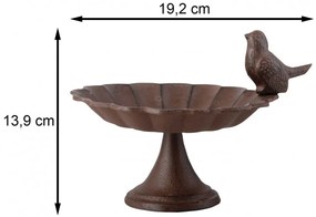 Stojací ptačí pítko BIRW I 13,9 cm hnědé