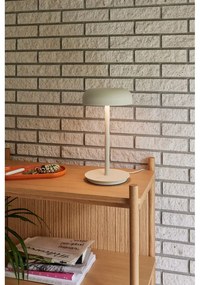 Krémová LED stmívatelná stolní lampa (výška 37 cm) Velo – Hübsch