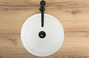 Rea Delia, umyvadlo na desku 360x360x110mm, bílá lesklá, REA-U0601