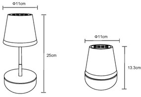 Globo 36638S - LED Solární lampa 10xLED/0,06W/3V IP44 černá