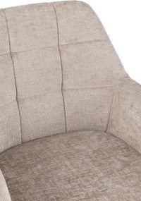 Světle šedá jídelní židle Louna - 56*58*85 cm