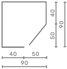 Rohová šatní skříň Planet, dub/bílá/modrá