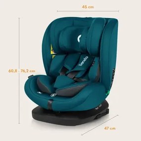 LIONELO Autosedačka Bastiaan i-Size Indigo Blue / Výška 40-150 cm / IS