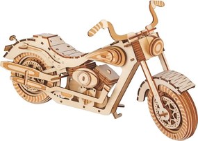 Dřevěné 3D puzzle Motocykl HD 1