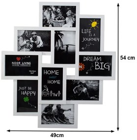 Verk Group 3d fotorámeček multi fotorámeček 10 fotografií velký