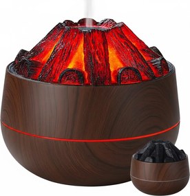 Verk Group Zvlhčovač vzduchu ognisko led usb ultrazvukový diffuzér pro domácnost a kancelář