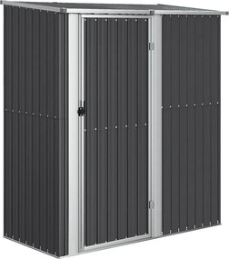 Zahradní kůlna antracitová 180,5x97x209,5 cm pozinkovaná ocel 150905