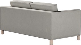 Potah na pohovku IKEA  Karlanda rozkládací, krátký barva šedá látka pletený vzor