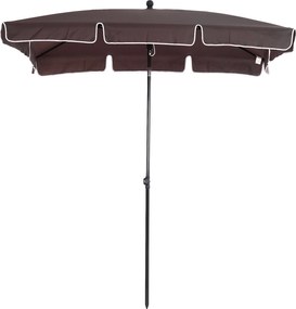 Zahradní slunečník Outsunny z hliníku 198x130x245 cm s nastavitelným sklonem pro terasu, patio a venkovní kavárnu | Aosom