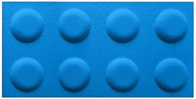 In-Design Nástěnný dětský 3D obklad kostka 60×30 cm – různé barvy Obkladový panel: Barva: Modrá