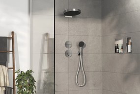 Hansgrohe ShowerSelect Comfort S, termostat pod omítku pro 1 spotřebič a další výtok, chromová, HAN-15562000