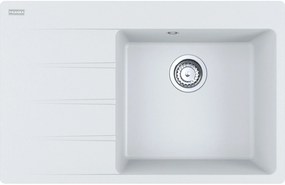 Franke Centro CNG 611-78 TL/7, 780x500 mm, fragranitový dřez, Bílá led 114.0637.505