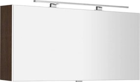 Sapho Cloe - Zrcadlová skříňka s LED osvětlením 120x50x18 cm, borovice rustik CE120-0016