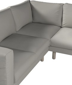 Potah na pohovku IKEA Norsborg rohová 4-místná barva šedá látka pletený vzor