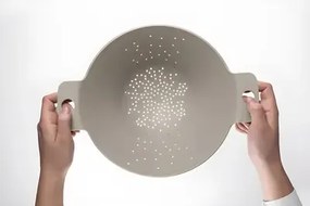 BlimPlus Cosmo Moka Grey / Cedník s podstavcem / kónický tvar / do myč