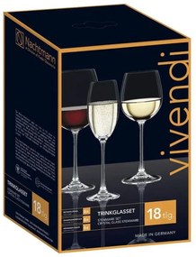 Nachtmann sada sklenic na víno Vivendi 3 x 6
