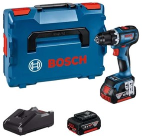 Bosch Nářadí - 18V AKU vrtací šroubovák, 2x aku 4,0 Ah GBA, nabíječka 06019K6003