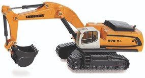 Kovový model siku super – hydraulický bagr liebherr