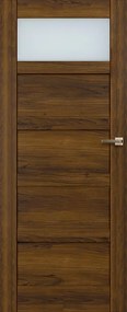 Interiérové dveře vasco doors BRAGA model 2 Průchozí rozměr: 70 x 197 cm, Orientace dveří: Levé dveře, Dekor: Ořech muškátový