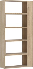 XXXLutz REGÁL, barvy dubu, 82-146/180/35 cm Modern Living - Knihovny - 001803081804
