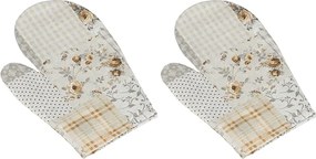 Bellatex Kuchyňská chňapka - 2ks Béžová,Šedá 28x18 cm