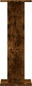 Stojany na rostliny 2 ks kouřový dub 30 x 30 x 80 cm kompozit 3307868