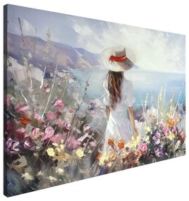 Obraz s ručně malovanými prvky 100x70 cm Amelia – Styler