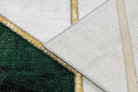 Dywany Łuszczów, Kusový koberec Emerald 1015 green and gold, 140x190, zelená, kancelář