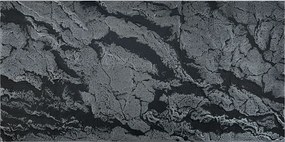 GRACE PS obklad Kámen Strukturovaný černo-šedý 100x50 cm
