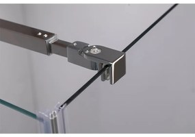 BPS-koupelny Čtvercový sprchový kout HYD-SK1180B 90x90 chrom/transparent - bez vaničky