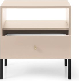 PSK Noční stolek NOMO, Béžová 54 cm