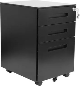Sestava: stůl Alto 102 Black + kontejner