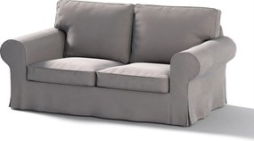 Potah na pohovku IKEA Ektorp 2-místná rozkládací  NOVÝ MODEL 2012 barva šedá látka lesklé, sametová