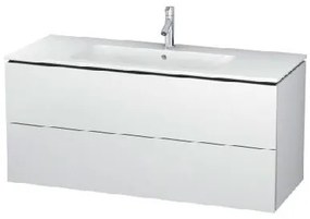 Duravit L-Cube - Umyvadlová skříňka 550x1220x481 mm, 2 zásuvky, bílá mat LC624301818