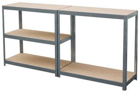 Kovový regál METALKAS R100 180x90x40 cm 5 polic MDF